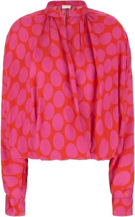 Dries Van Noten Femme, Blouses et Chemises, Rose, Taille: 36 FR Blouse