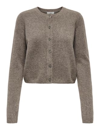 Jacqueline de Yong JdY Damen Jdychloe Life L/S Cardigan KNT Noos, Fossil, L