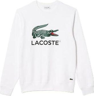 Lacoste Sweat Homme Sh1281 Blanc XL, Blanc., XL