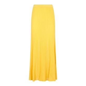 Gabriela Hearst Gelber Woll-Eula-Rock - - Skirts - Damen - Gelb - S