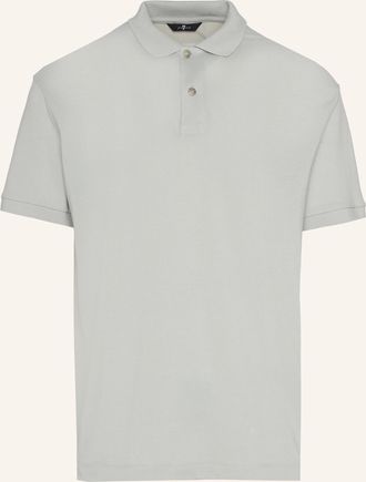 7 For All Mankind Knitted S/S Polo blau