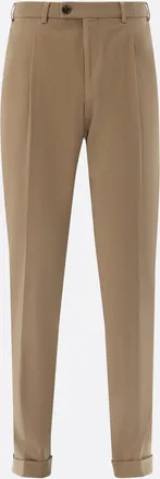 van Laack Chino mit Kaschmir und Bundfalten