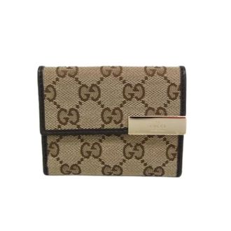 Gucci Portefeuille tri-fold Pre-owned - Femme - Pre-owned - Beige - Taille: ONE Size