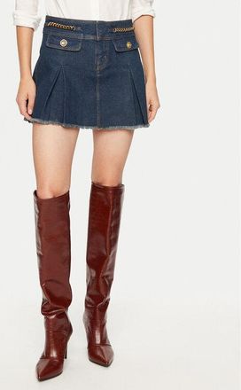 Guess Jeansrock W4PD1B D5JV1 Dunkelblau Regular Fit