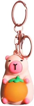 Generic Porte-clés en forme de carpincho - Porte-clés créatif super mignon illuminé en menuisier | Porte-clés de charpentier créatif super mignon, pendentif d