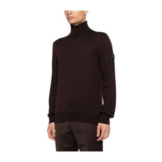 Maison Margiela Homme, Pulls, Brun, Taille: L Pull &agrave; col roul&eacute;