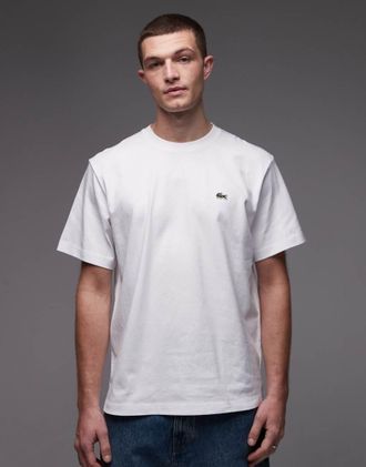 Lacoste T-shirt oversize &eacute;pais - Blanc