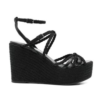 Jimmy Choo London Nyra 100 Keilabsatz-Sandale - - Shoes - Damen - Schwarzk - 40 EU