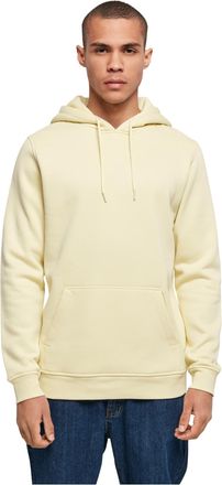 Build Your Brand Herren Kapuzenpullover Heavy Hoody, lässiger Hoodie für Männer, 4XL, softyellow