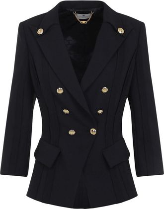 Elisabetta Franchi Veste Casual - Noir