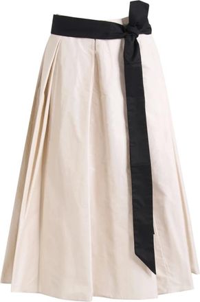 Max Mara Femme, Jupes, Beige, Taille: 38 FR Baschi Midi Skirt