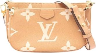 Louis Vuitton Sac bandouli&egrave;re Monogram Empreinte Pre-owned - Femme - Pre-owned - Beige - Taille: ONE Size