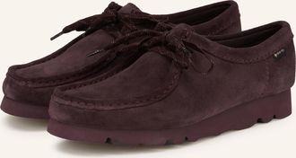 Clarks Schn&uuml;rer Wallabee Gore-Tex lila