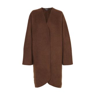 Cortana Unisex Midi Mantel - - Coats - Damen - Braun - S