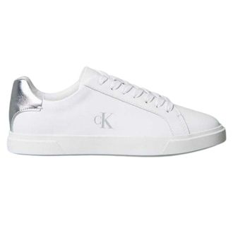 Calvin Klein Brooke Spielplatz Turnschuhe f&uuml;r Damen, Leder (Wei&szlig;)
