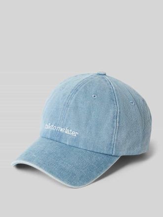 Jake*s Casual Basecap mit Statement-Stitching