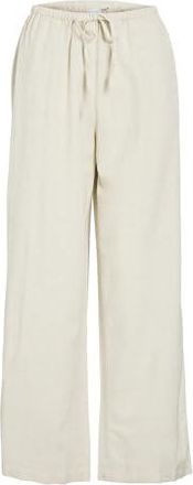 Vila Vila Pants Pantalon Viprisilla RW, Super Light Natural Melan, 34 Femmes