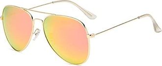 Generic Lunettes de soleil polarisées pour hommes et femmes en métal, lunettes de plage en plein air, lunettes de conduite (couleur : H, taille : moyen) 2026