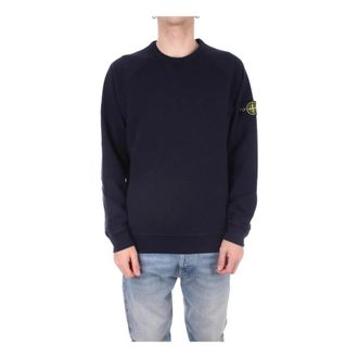 Stone Island Crewneck Sweatshirt - - Sweatshirts & Hoodies - Herren - Blau - 2XL