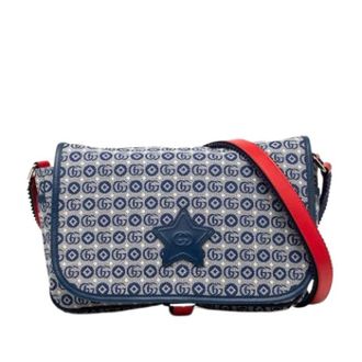 Gucci Pre-owned Toile sacs-gucci - Femme - Pre-owned - Bleu - Taille: ONE Size