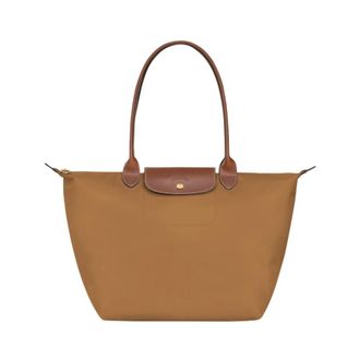 Longchamp Original Faltbare Schultertasche - - Bags - Damen - Braun - ONE SIZE