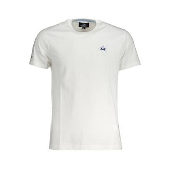 La Martina T-Shirt mit Rundhalsausschnitt - - Tops - Herren - Wei&szlig; - L