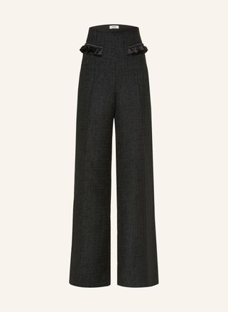 Sandro Sandro Tweed-Hose Mit R&uuml;schen schwarz