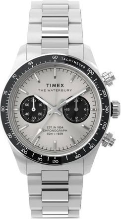 Timex montre Waterbury Heritage Chronograph 41 mm - Gris