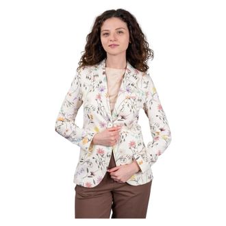 Circolo 1901 Femme, Vestes, Multicolore, Taille: 38 FR Wildflower Blazer