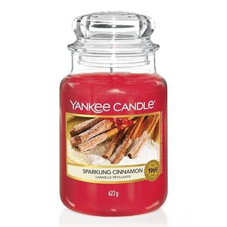 Yankee Candle Company Yankee Candle bougie jarre parfumée | grande taille | Cannelle pétillante | jusquà 150 heures de combustion