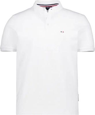 Daniel Hechter Herren Polo-Shirt wei&szlig; Baumwoll-Piqu&eacute;