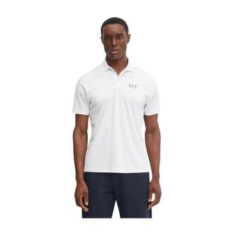 Emporio Armani Emporio Armani Ea7, Homme, Tops, Blanc, Taille: XL Polo Chemises