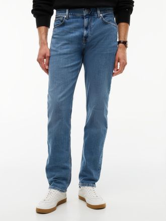 Tommy Hilfiger Straight-Jeans TOMMY HILFIGER CORE DENTON, Herren, Gr. 31, L&auml;nge 36, blau (light blau), Denim/Jeans, Obermaterial: 94% Baumwolle, 4% Elastomultiester,