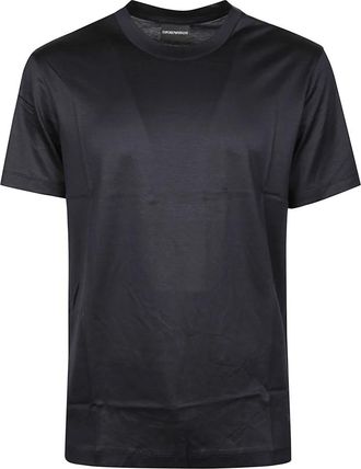 Emporio Armani Homme, Tops, Bleu, Taille: S T-shirt &agrave; col rond