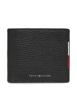 Tommy Hilfiger Geldbörse Central Cc Flap And Coin AM0AM13515 Schwarz