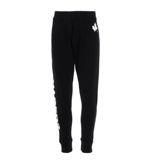 Dsquared2 Joggerhose mit seitlichem Logo - - Trousers - Herren - Schwarzk - 2XL