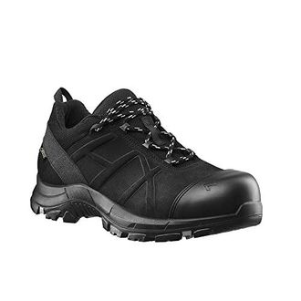 Haix Black Eagle Safety 53 low Chaussure de sécurité mi-hauteur en suède avec technologie GORE-TEX. noirUK 9.5 / EU 44