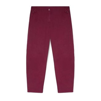 Fiorella Rubino Balloon Hose aus Baumwollmischung - - Trousers - Damen - Rot - 2XL