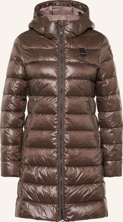 Blauer Steppmantel Adelaide braun