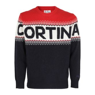 MC2 Saint Barth Klassischer Crewneck Pullover - - Knitwear - Herren - Mehrfarbig - L