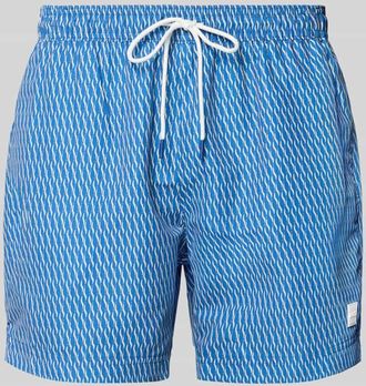 HUGO BOSS Badehose mit Allover-Muster Modell VIBE