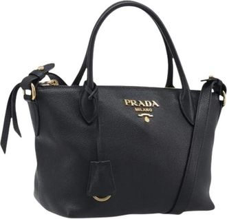Prada Sac &agrave; main vintage doccasion - Femme - Pre-owned - Noir - Taille: ONE Size