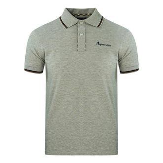 Aquascutum Poloshirt mit grauem Spitzenkragen