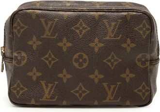 Louis Vuitton pochette Trousse Toilette 28 (1988) - Marron