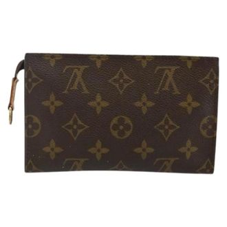 Louis Vuitton Pochette en toile Pre-owned - Femme - Pre-owned - Brun - Taille: ONE Size