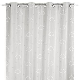 Atmosphera Atmosphera - Rideau occultant Enfant Nuage - Gris 140x250 cm