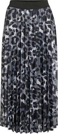 Vila Vila Jupe midi pliss&eacute;e Vinitban pour Femme, Gris Glacier, XL