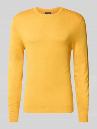 Mc Neal Strickpullover mit geripptem Rundhalsausschnitt