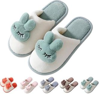 Generic Pantoufles dhiver douces et confortables en mousse à mémoire de forme pour femme - Coupe large - Style décontracté - Chaussures dintérieur chaudes pou