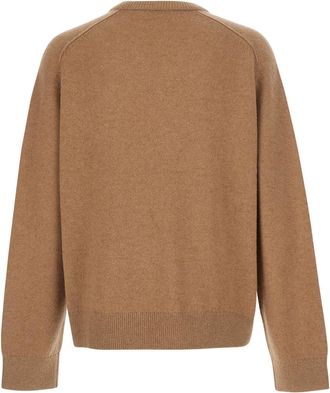 Acne Studios High-Collar Wool Sweater - Beige